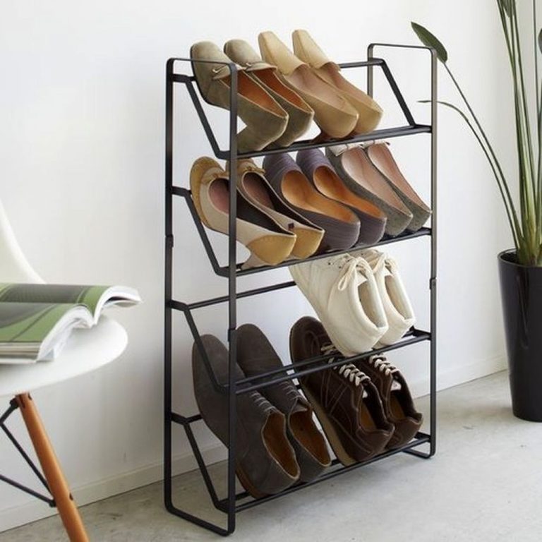 30+ Minimalist Shoes Racks Design For Your Inspiration