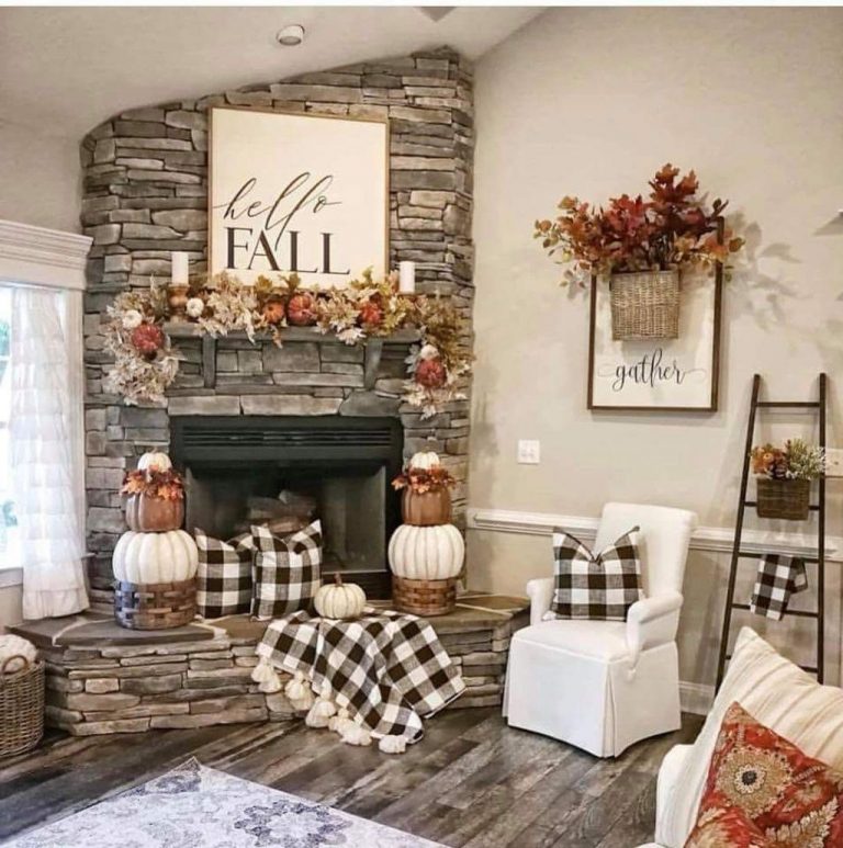 20+ Fascinating Farmhouse Fall Decor Ideas That Perfecr For Any Room