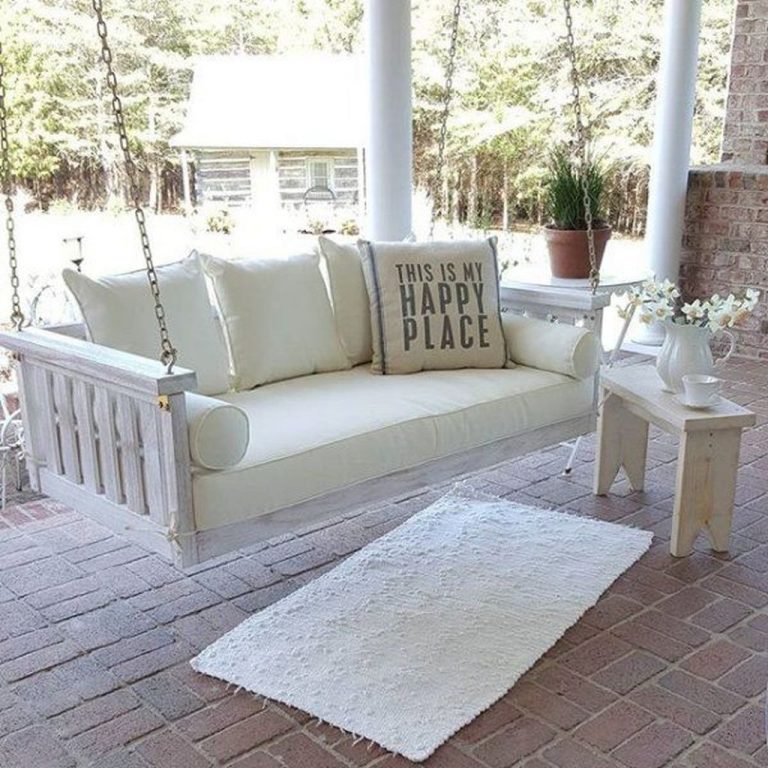 30+ Impressive Porch Swing Ideas To Get Comfort In Relaxing