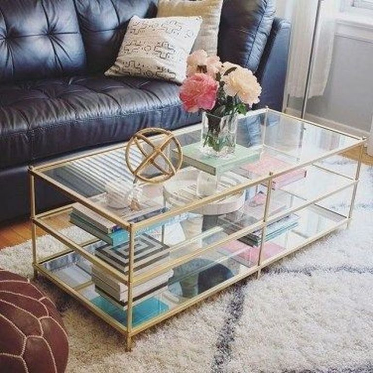 30+ Unique Glass Coffee Table Design Ideas
