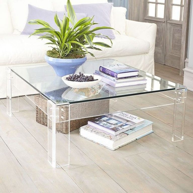 30+ Unique Glass Coffee Table Design Ideas