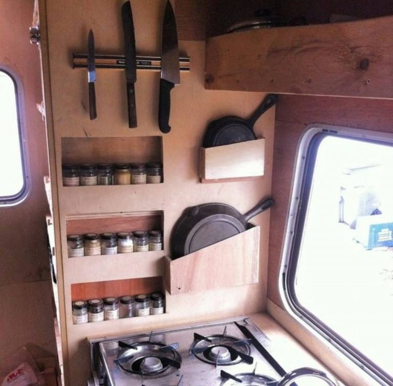 30+ Best RV Kitchen Storage Ideas For Cozy Cook When The Camping