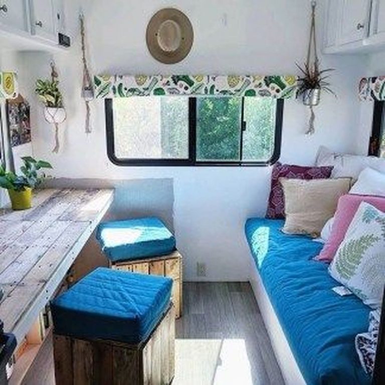 20+ Marvelous Farmhouse RV Makeover Ideas You Can Do