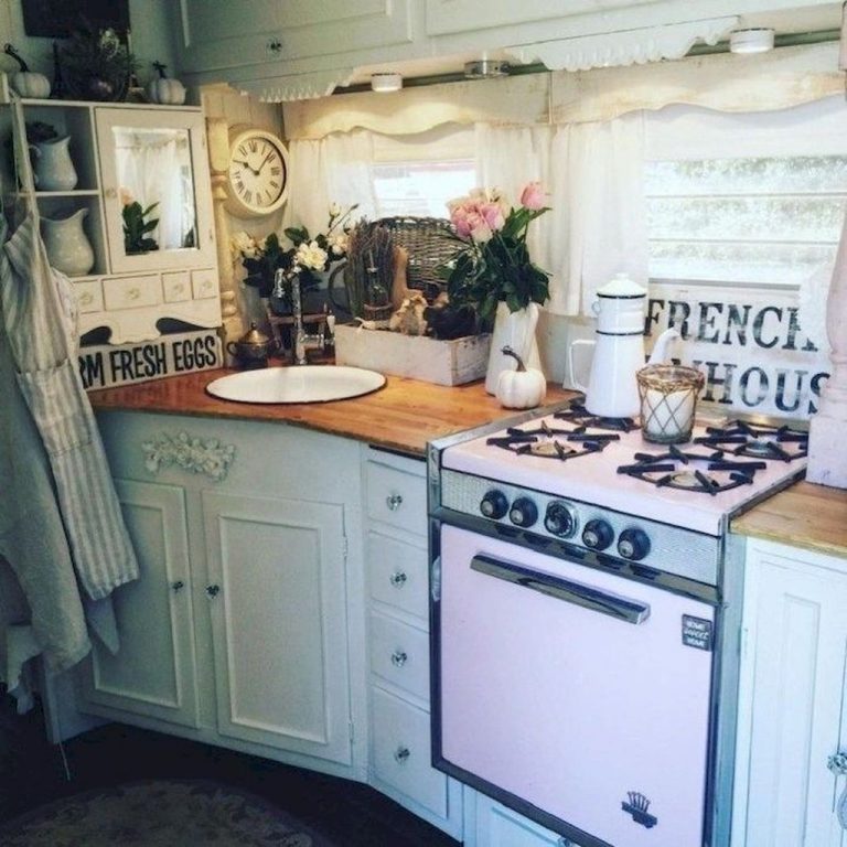 20+ Marvelous Farmhouse RV Makeover Ideas You Can Do
