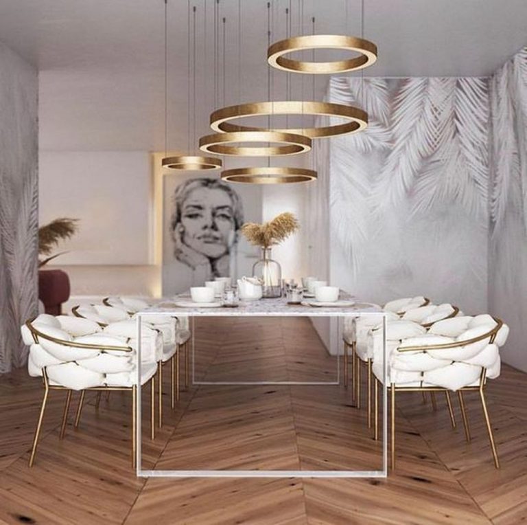 20+ Fancy Gold Color Interior Design Ideas For Your Home Style To Copy