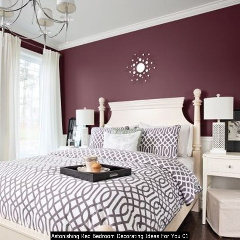 20+ Astonishing Red Bedroom Decorating Ideas For You