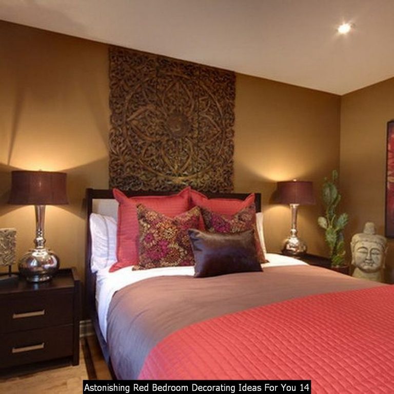 20+ Astonishing Red Bedroom Decorating Ideas For You