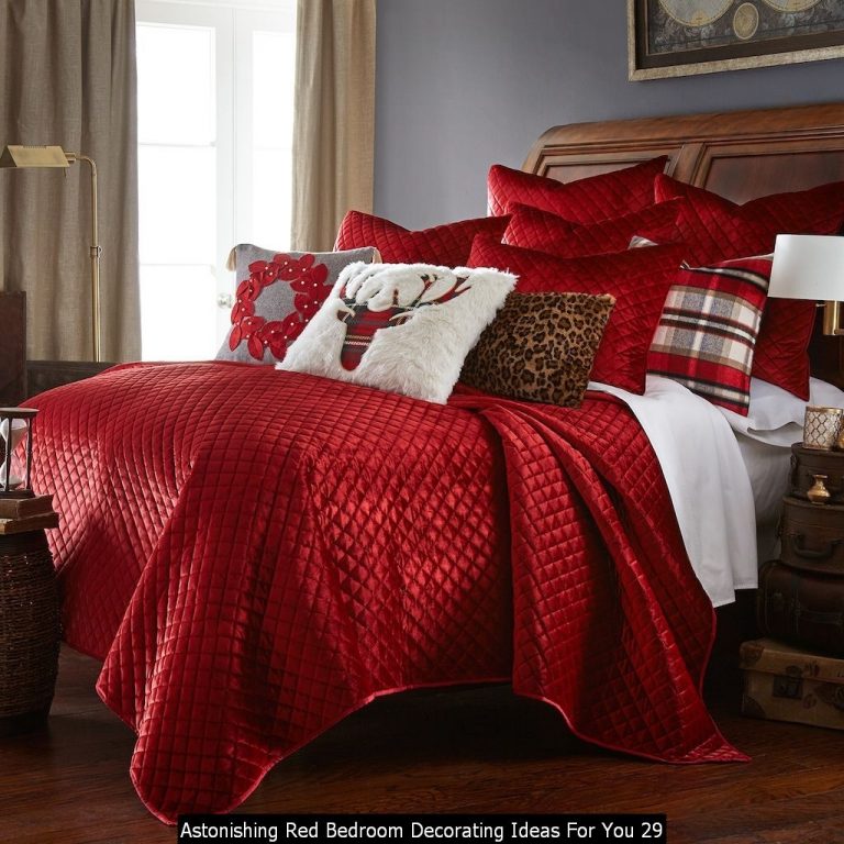 20+ Astonishing Red Bedroom Decorating Ideas For You