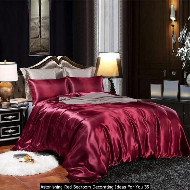 20+ Astonishing Red Bedroom Decorating Ideas For You