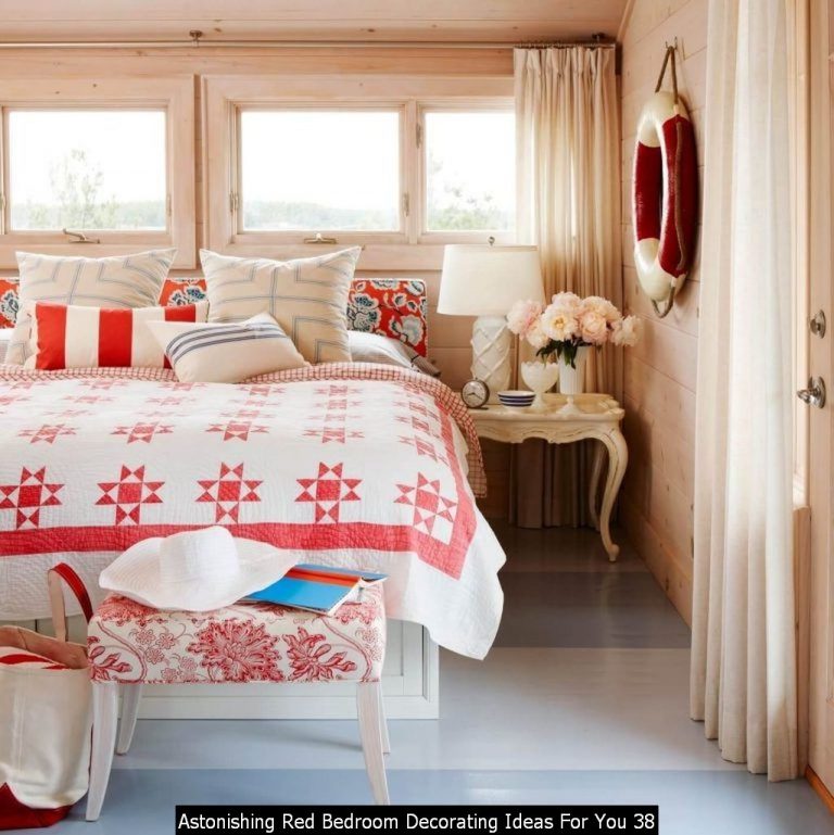20+ Astonishing Red Bedroom Decorating Ideas For You