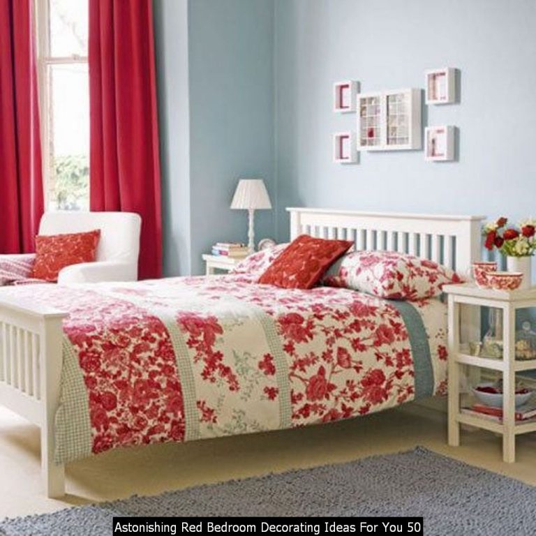 20+ Astonishing Red Bedroom Decorating Ideas For You