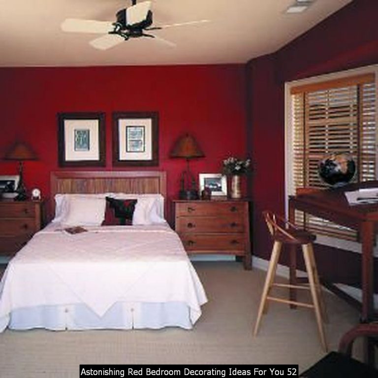 20+ Astonishing Red Bedroom Decorating Ideas For You