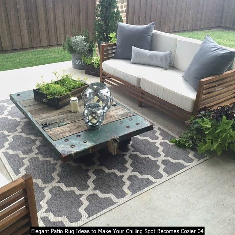 20+ Elegant Patio Rug Ideas To Make Your Chilling Spot Becomes Cozier