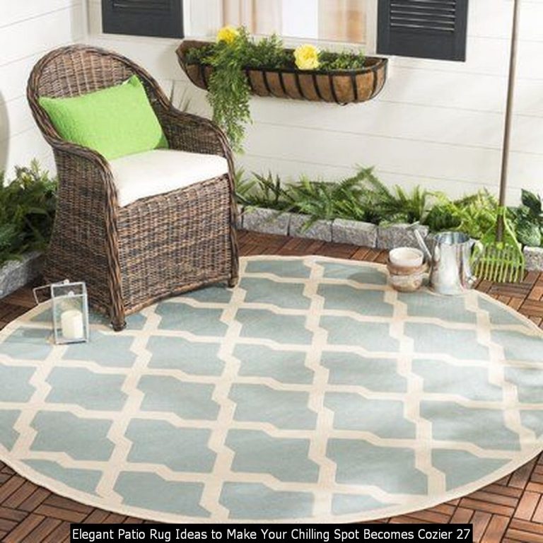 20+ Elegant Patio Rug Ideas To Make Your Chilling Spot Becomes Cozier