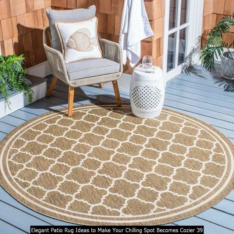20+ Elegant Patio Rug Ideas To Make Your Chilling Spot Becomes Cozier